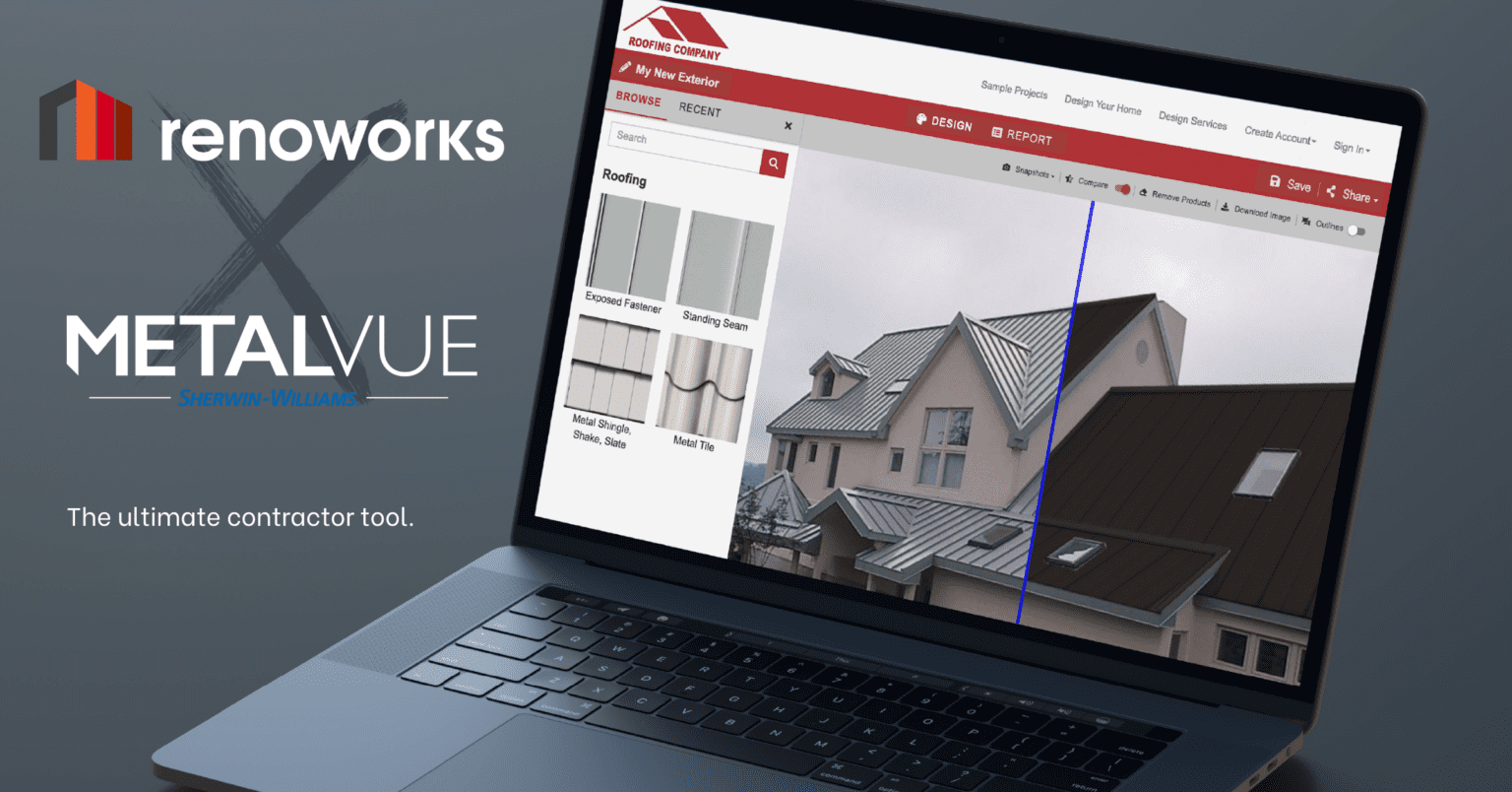 MetalVue Landing Page - Renoworks